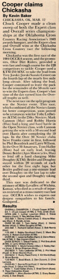 About Us – Oklahoma Cross Country Racing Association