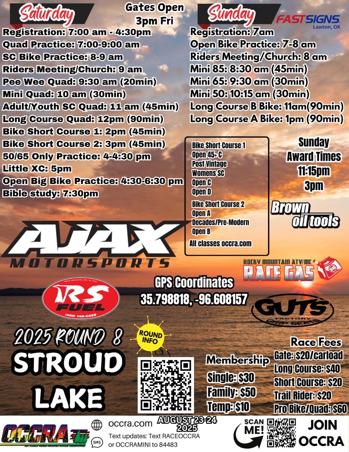 2025 Rd 08 at Stroud Lake – Oklahoma Cross Country Racing Association